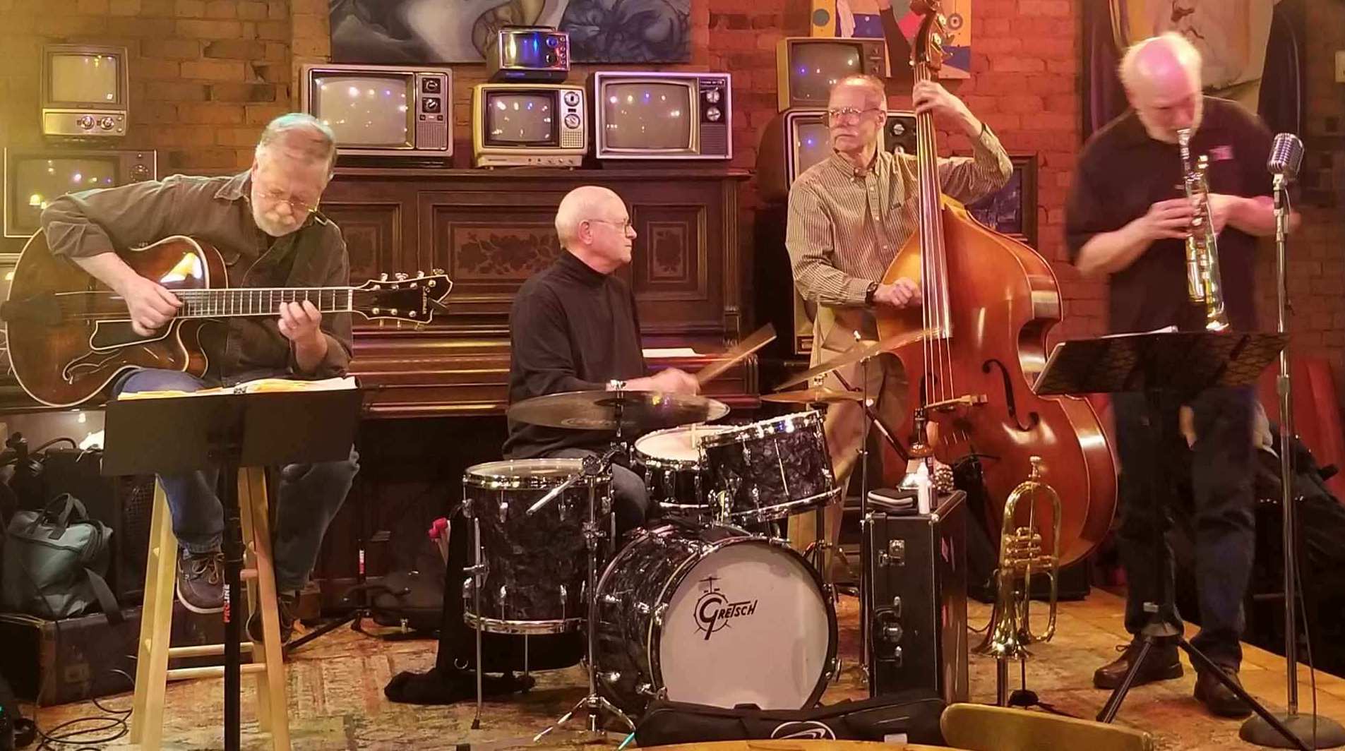 Stage Setup – Mid-Century Modern Jazz Quartet